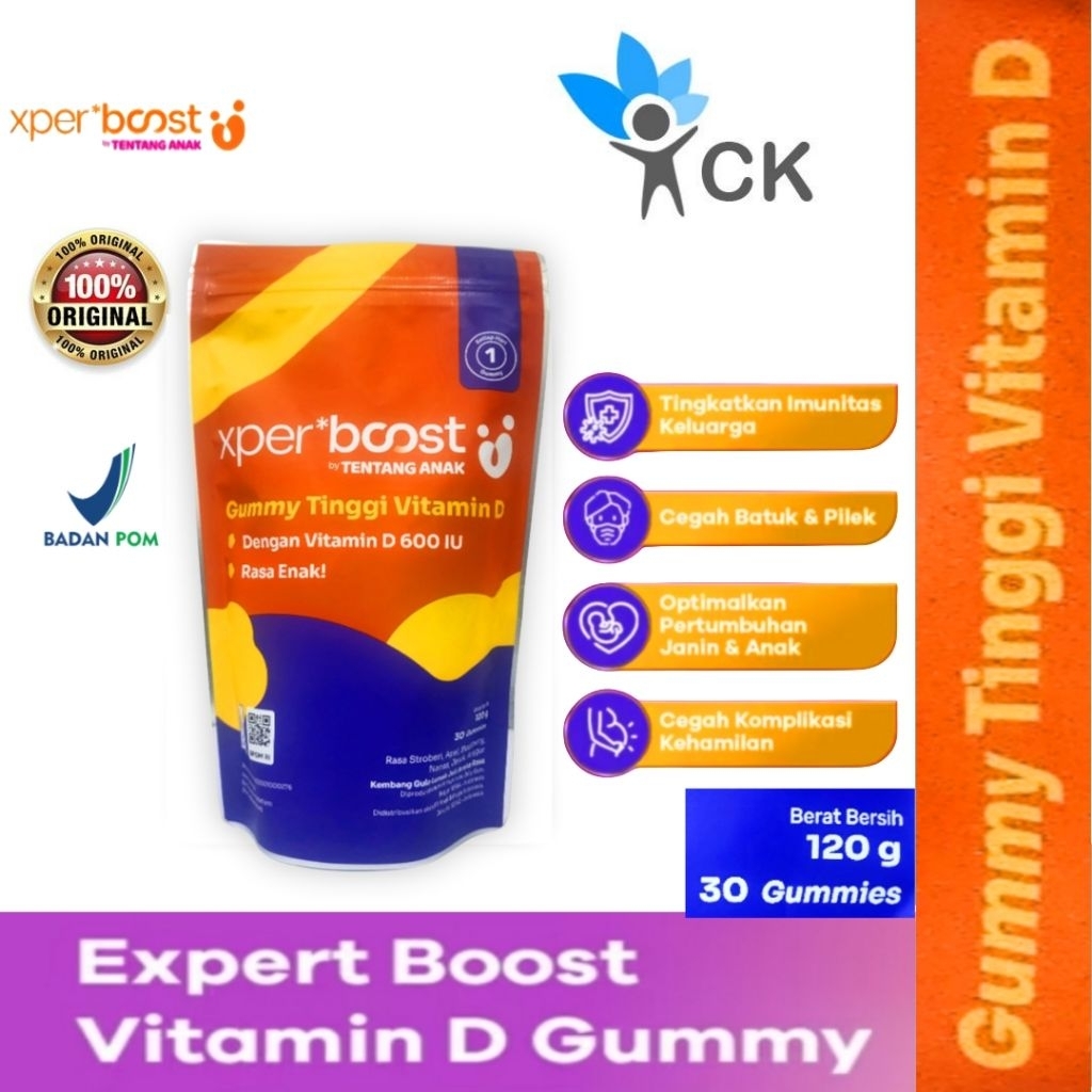 Jual Expert Boost xper Boost by TENTANG ANAK - Gummy rasa buah tinggi ...