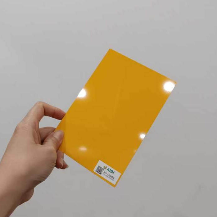 Jual AH 1005G YELLOW GLOSSY HPL YELLOW SOLID GLOSSY HPL KUNING POLOS ...