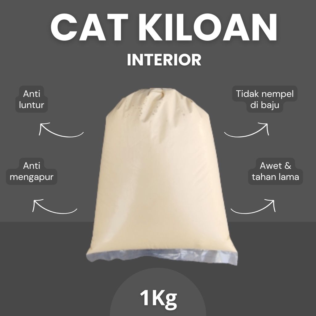 Jual Cat kiloan super | Cat tembok kiloan interior 1kg Krem muda ...