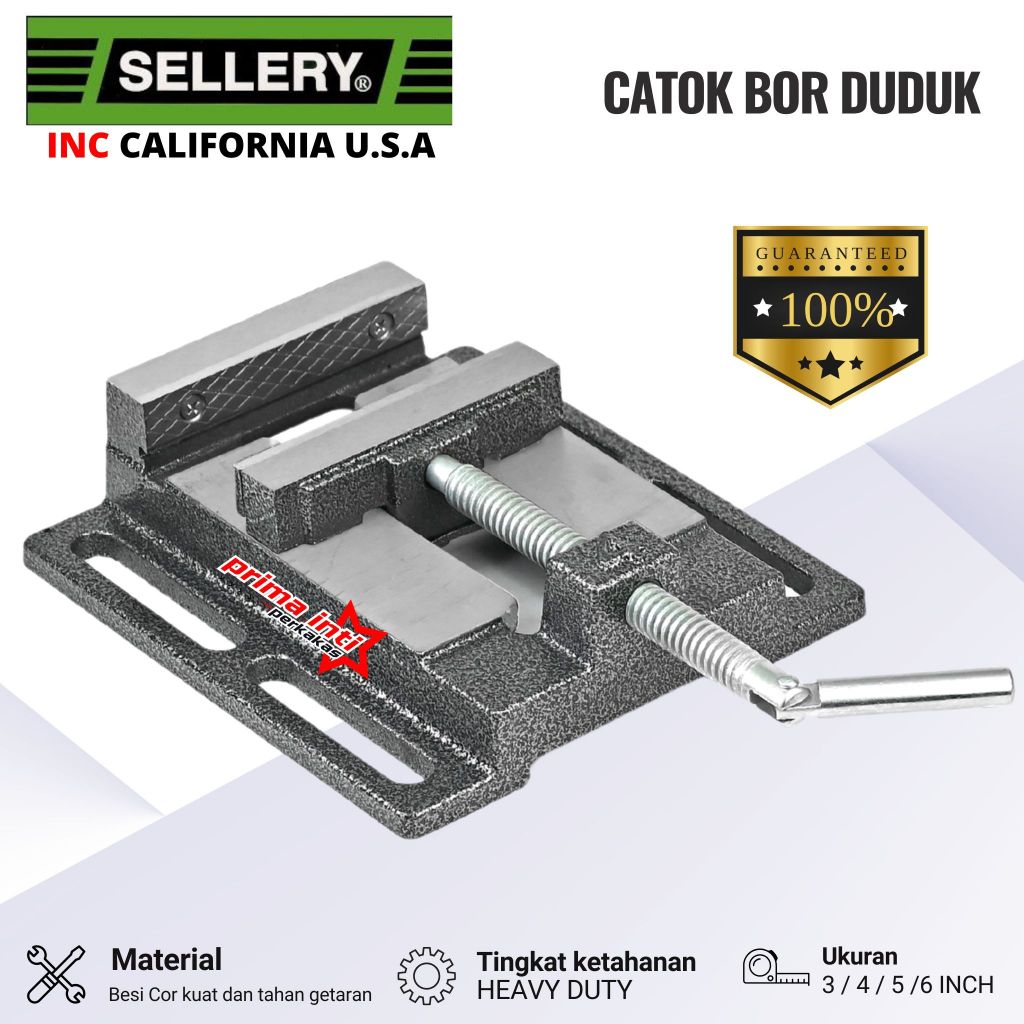 Jual Sellery Catok Bor Duduk 3 / 4 / 5 / 6 Inch Ragum Tanggem Penjepit ...