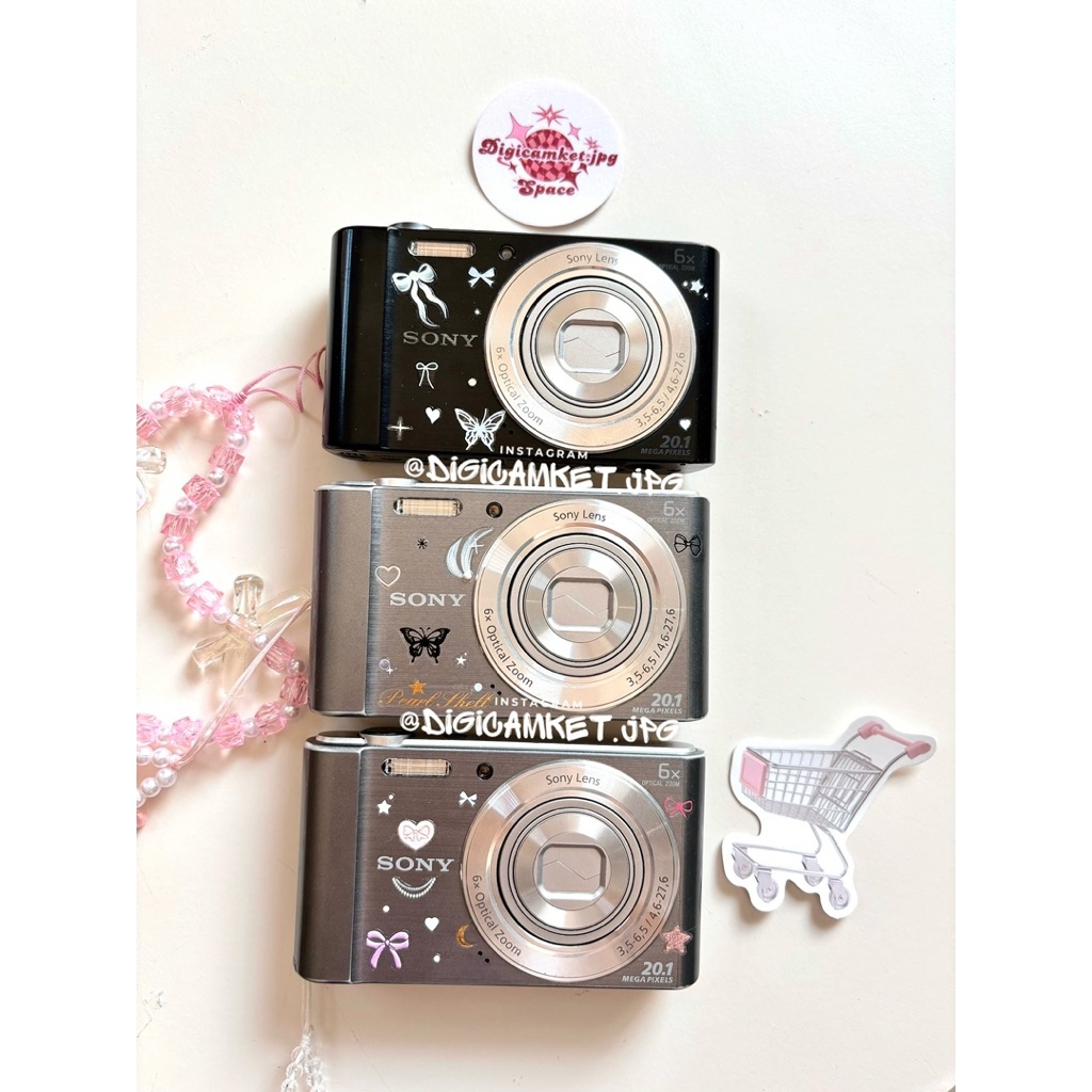 Jual digicam sony cybershot w810 black grey kamera digital | Shopee ...