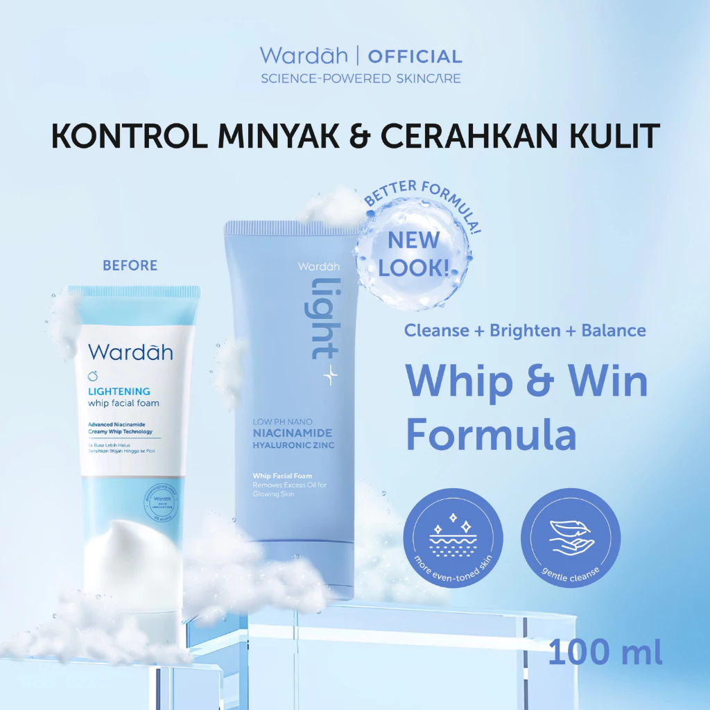 Jual New ! WARDAH Lightening Niacinamide Whip Facial Foam l Wardah ...