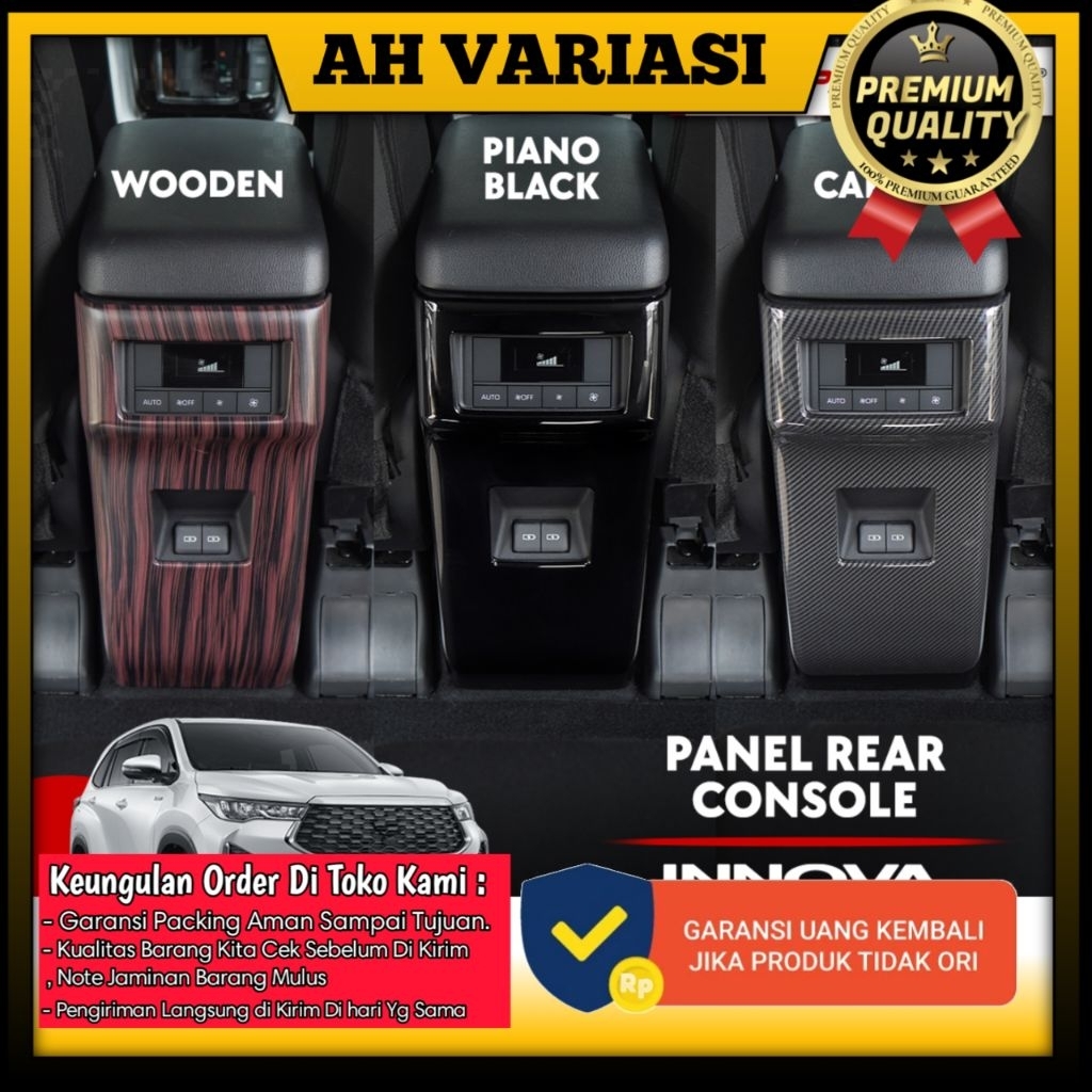 Jual Otoproject Panel Rear Console Ac Tengah Innova Zenix / Carbon ...