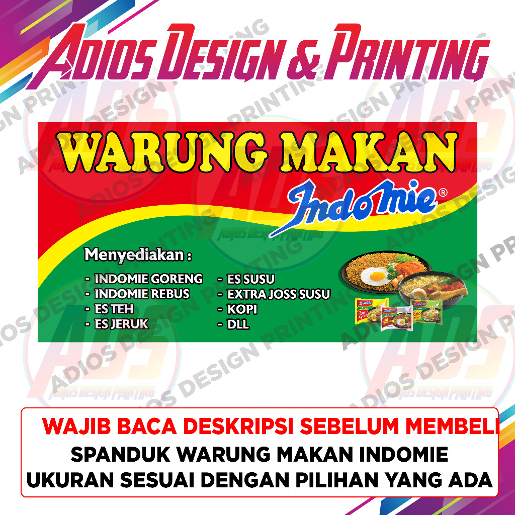 Jual Spanduk Banner Warmindo / Banner Spanduk Warmindo / Banner Spanduk ...