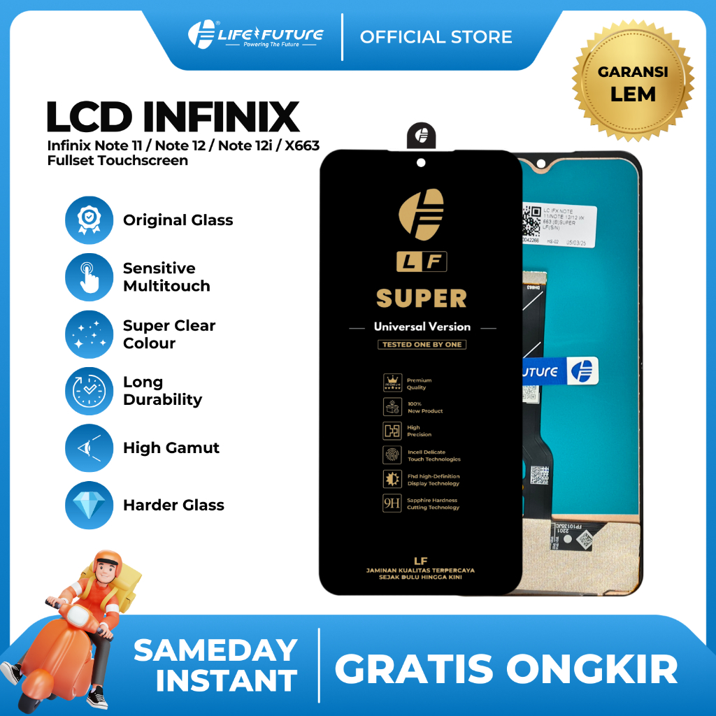 Jual LF - (GARANSI LEM) LCD Infinix Note 11 / Note 12 / Note 12i / X663 ...