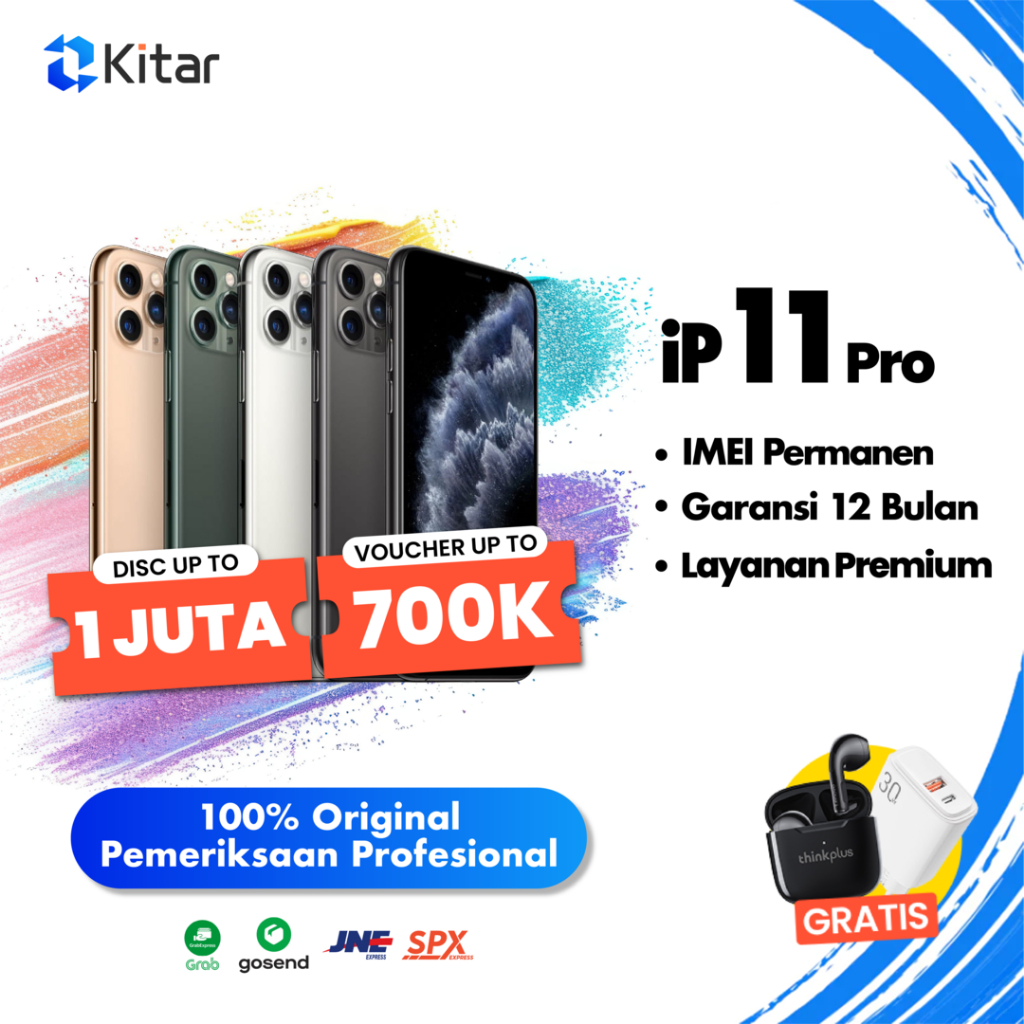 Jual iPhone 11 Pro ex iBox Beacukai IMEI Permanen Garansi 12 Bln 100% Original Second iPhone ...