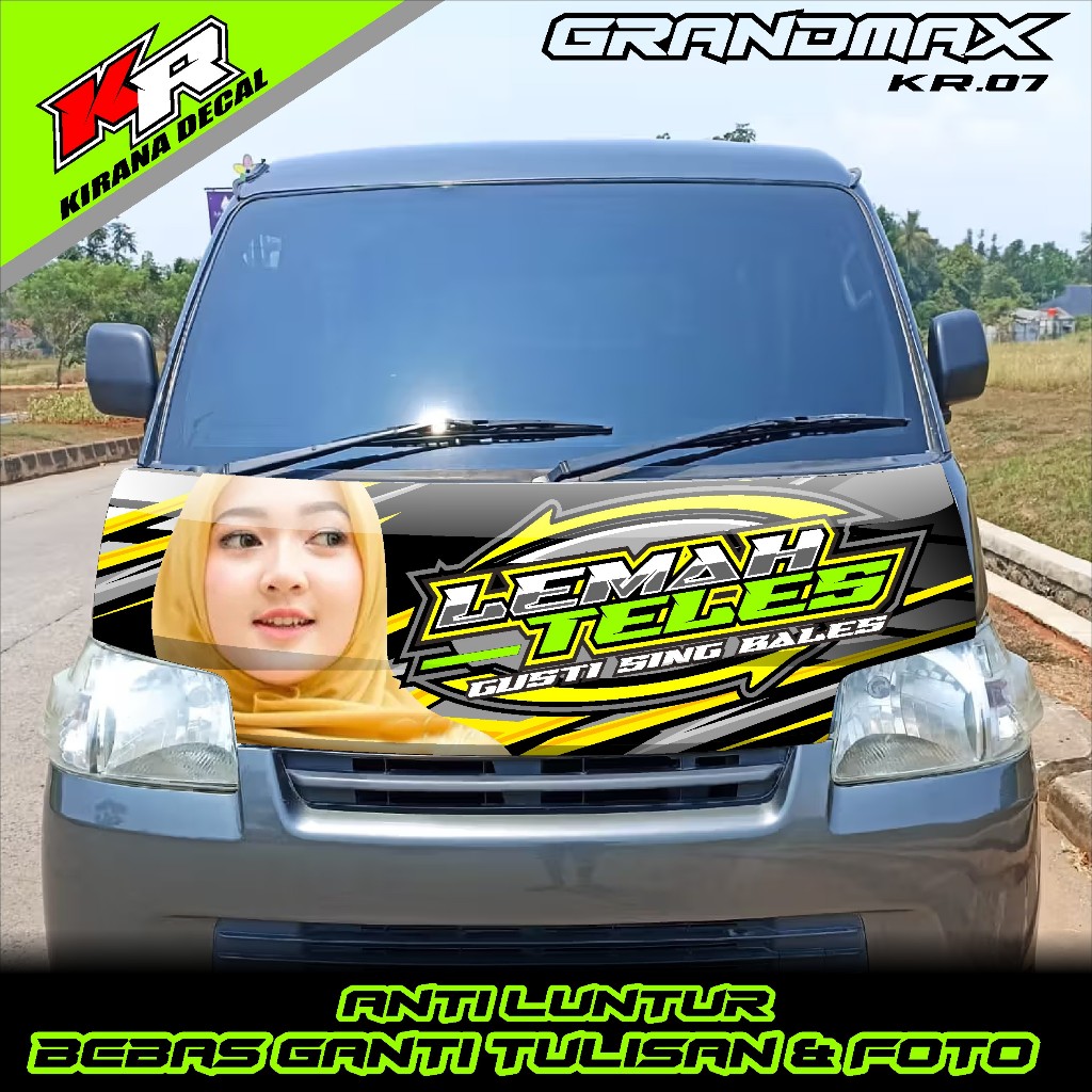 Jual STIKER DECAL KABIN DEPAN GRANDMAX PICK UP, VARIASI KAP DEPAN GRAND ...