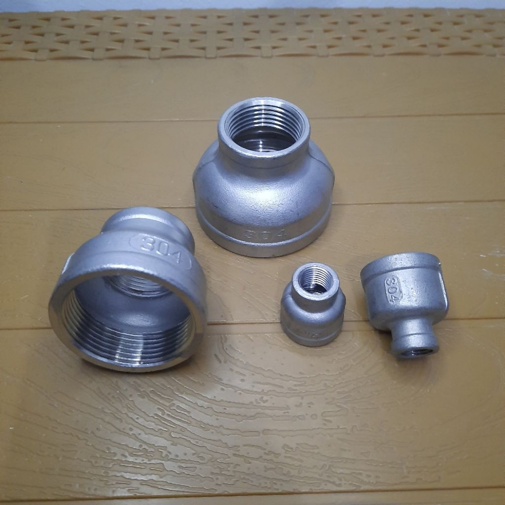 Jual Reducer Drat Dalam SS304 / Vlok Sock Stainless SS304/ Over Sock ...