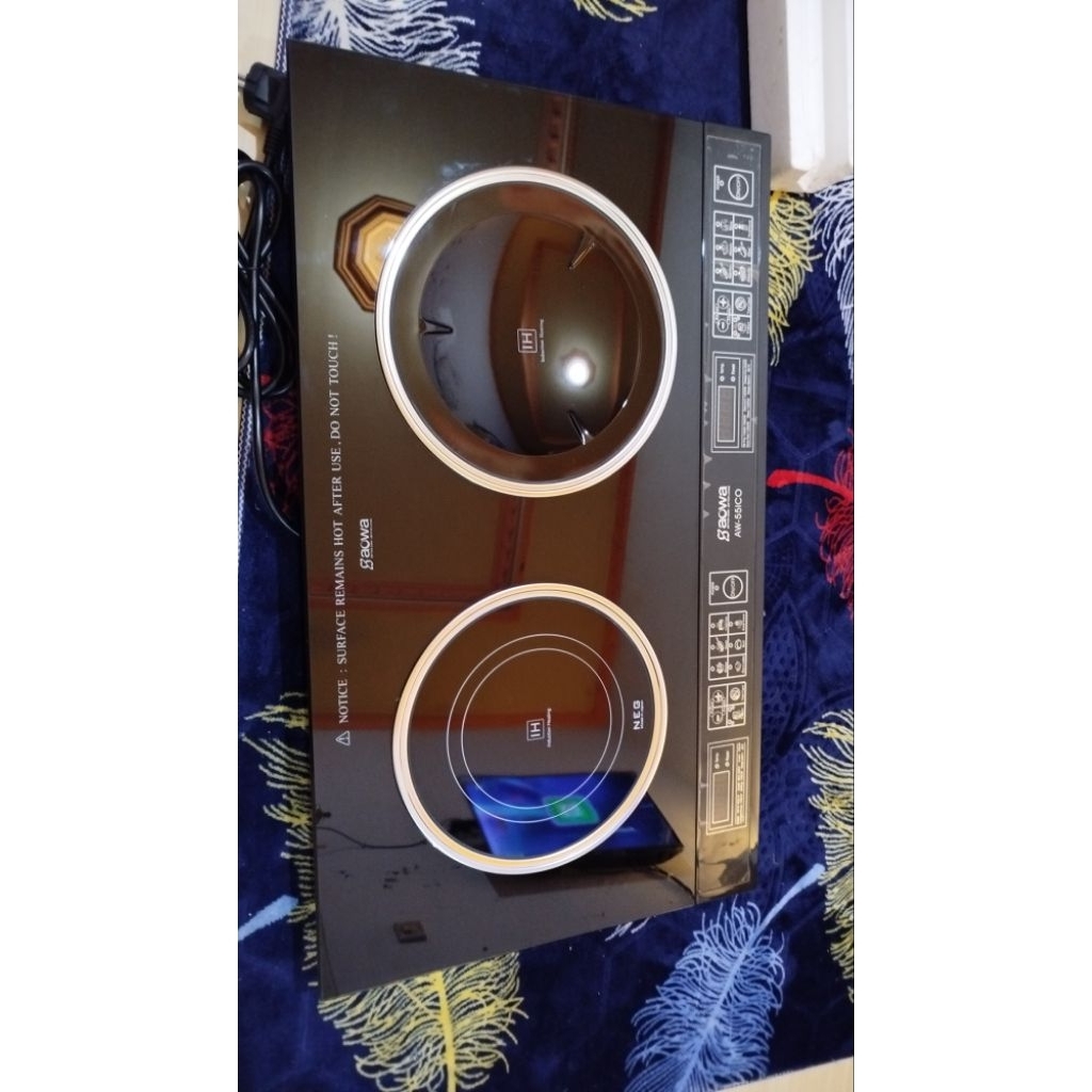 Jual AOWA DOUBLE INDUCTION COOCKER AW-55ICO KOMPOR INDUKSI DUA TUNGKU ...