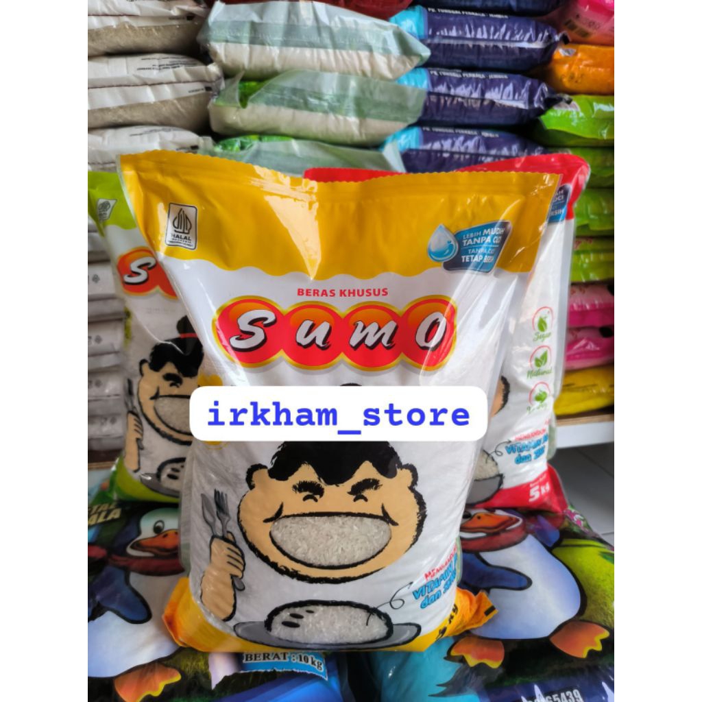 Jual Beras Sumo Kuning 1 + Sumo Merah 1 Kemasan 5 Kg | Shopee Indonesia