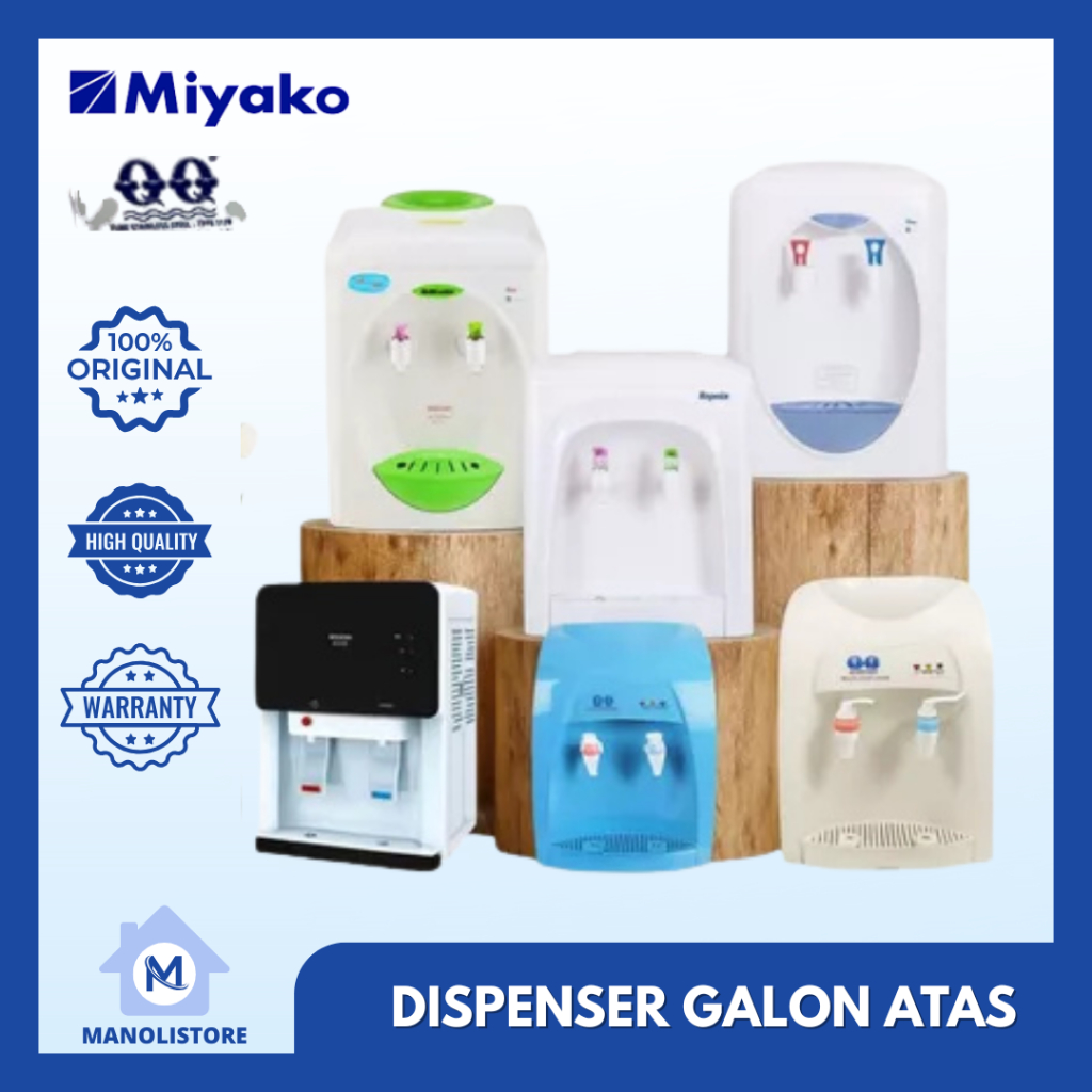 Jual Miyako Dispenser Galon Atas & Meja Terbaik Air Panas Dingin Normal ...