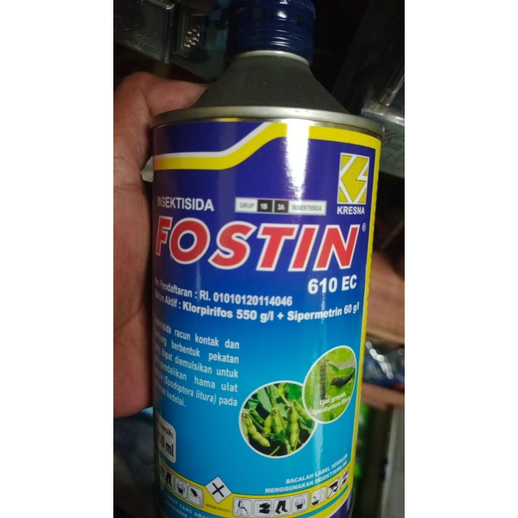 Jual Insektisida Fostin | Fostin 610 EC | 400 ml | Insektisida untuk ...