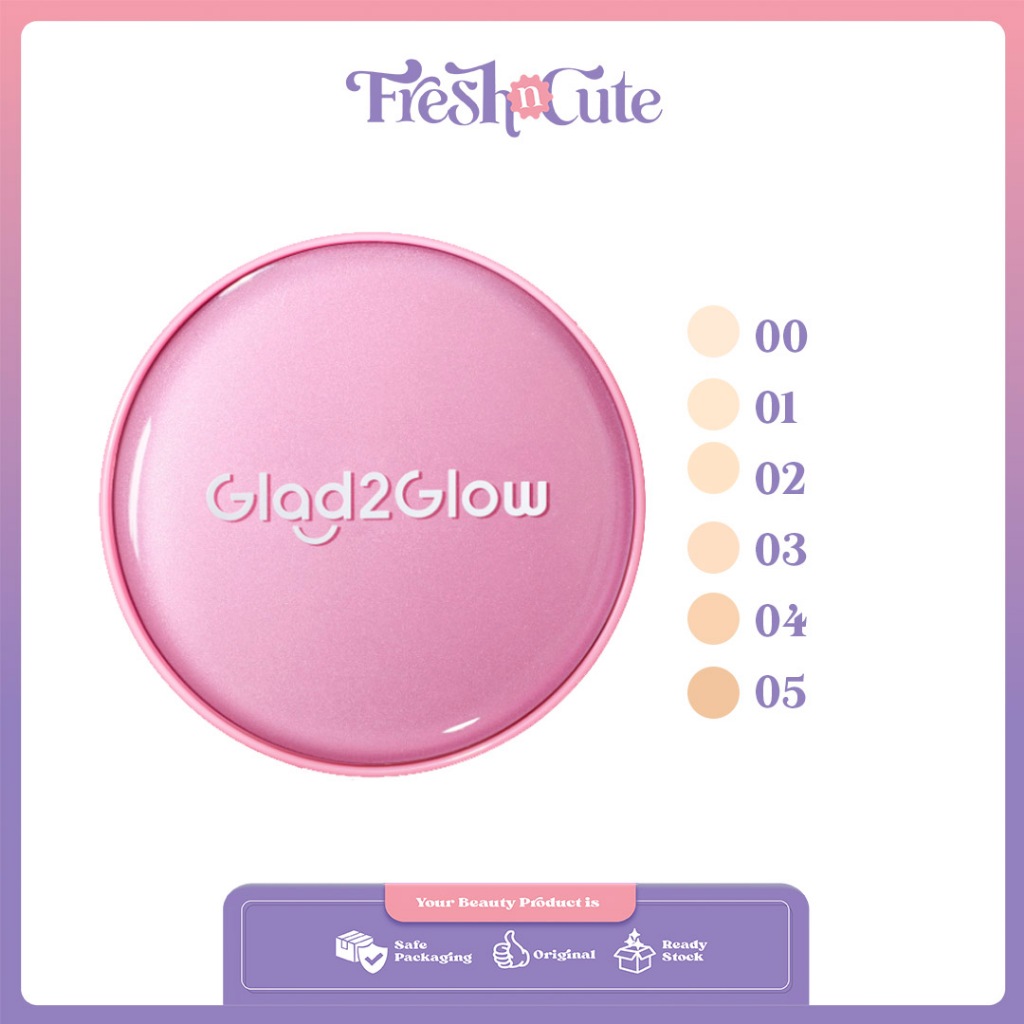 Jual GLAD2GLOW - G2G 2IN1 Perfect Pair Cushion Powder | Shopee Indonesia