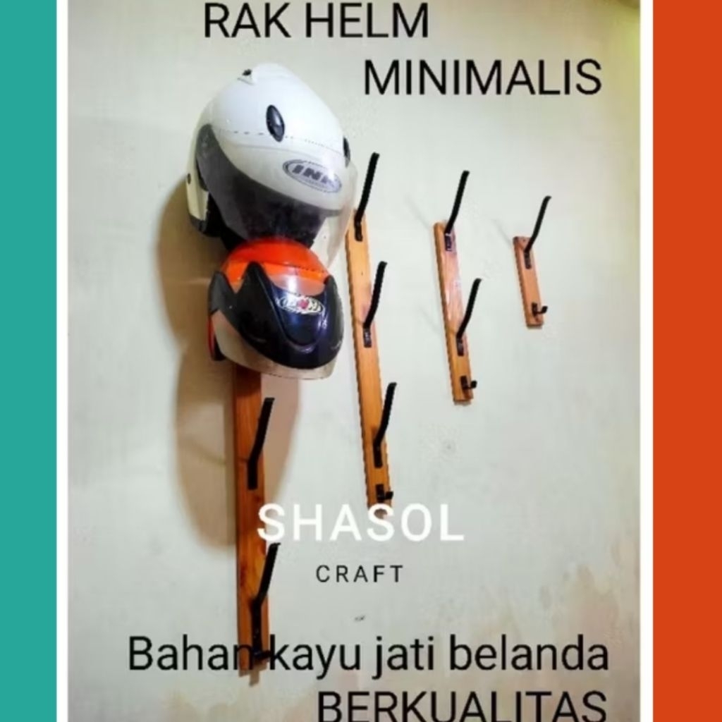 Jual Gantungan Helm Dinding/Tempat penyimpanan Helm | Shopee Indonesia