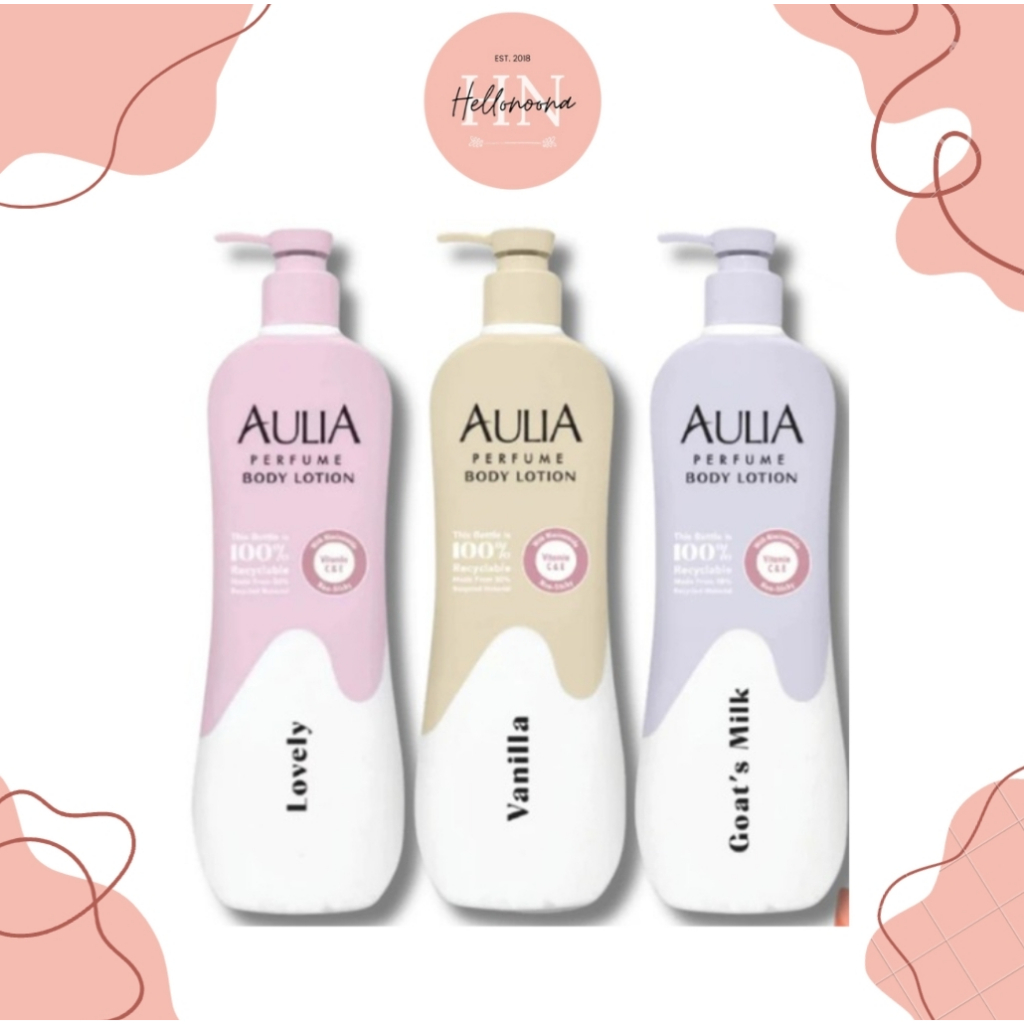 Jual AULIA - Perfume Body Lotion 600ml | Shopee Indonesia