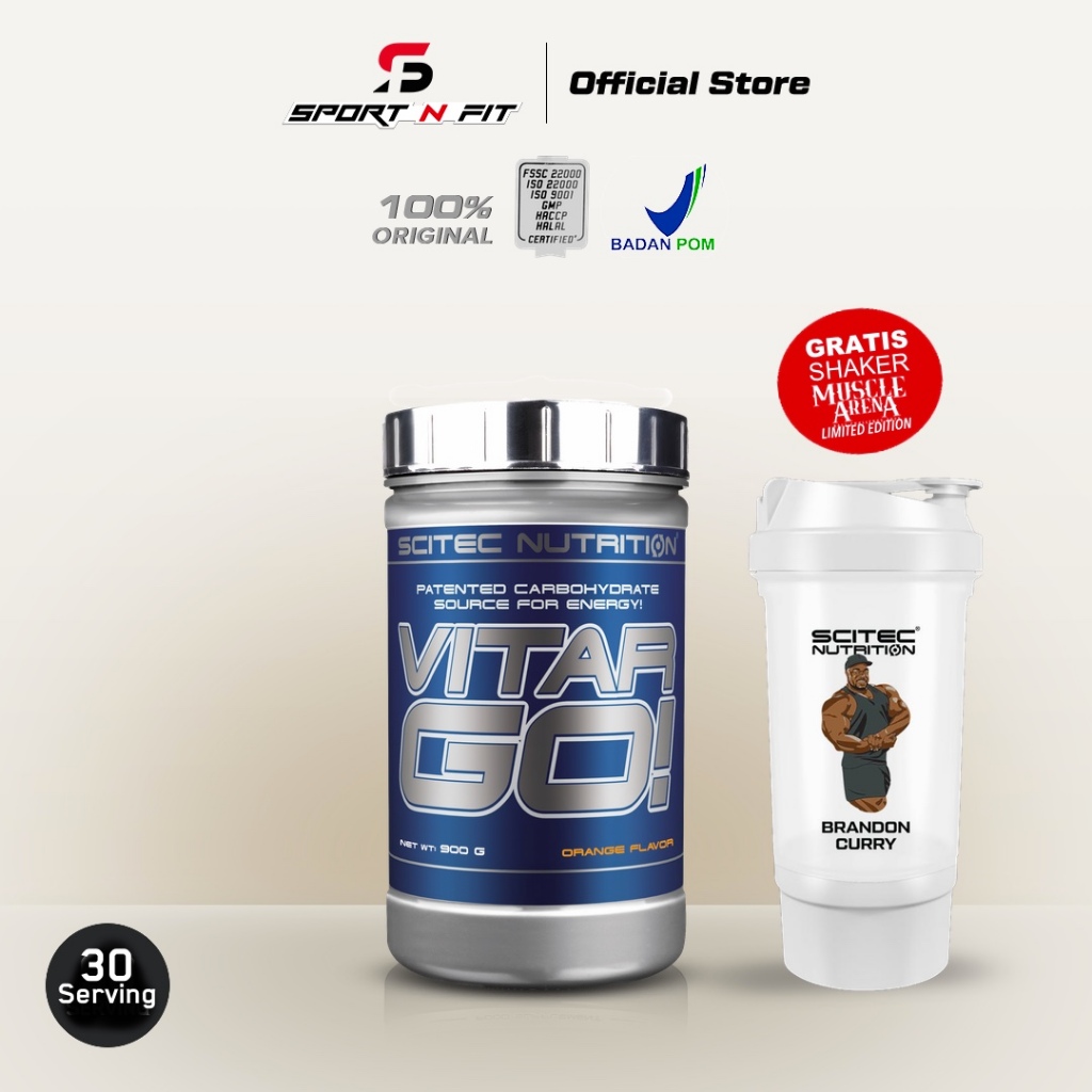 Jual Scitec Nutrition - Vitargo 900 Gram Orange source of carbohydrate ...