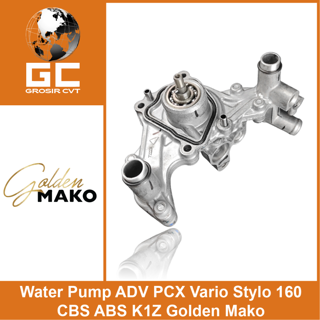 Jual Golden Mako Water Pump Radiator Assy ADV PCX Vario Stylo 160 CBS ...