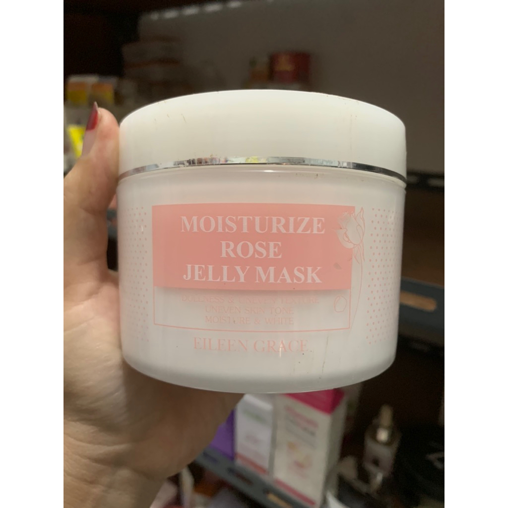 Jual Jelly Mask Eileen Grace Moisturize Rose Jelly Mask 300ml | Shopee ...