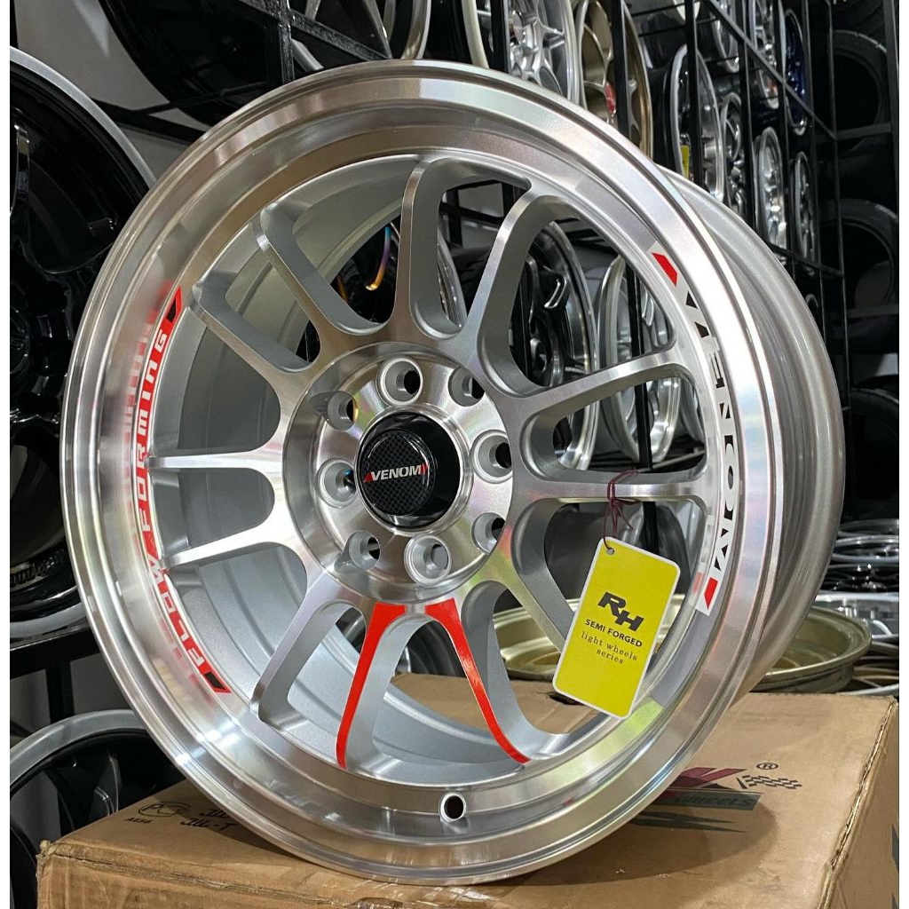 Jual velg racing VENOM R15 LEBAR 7 PCD 4X100 - 4X114,3 velg racing ring 15 Avanza Xenia Livina ...