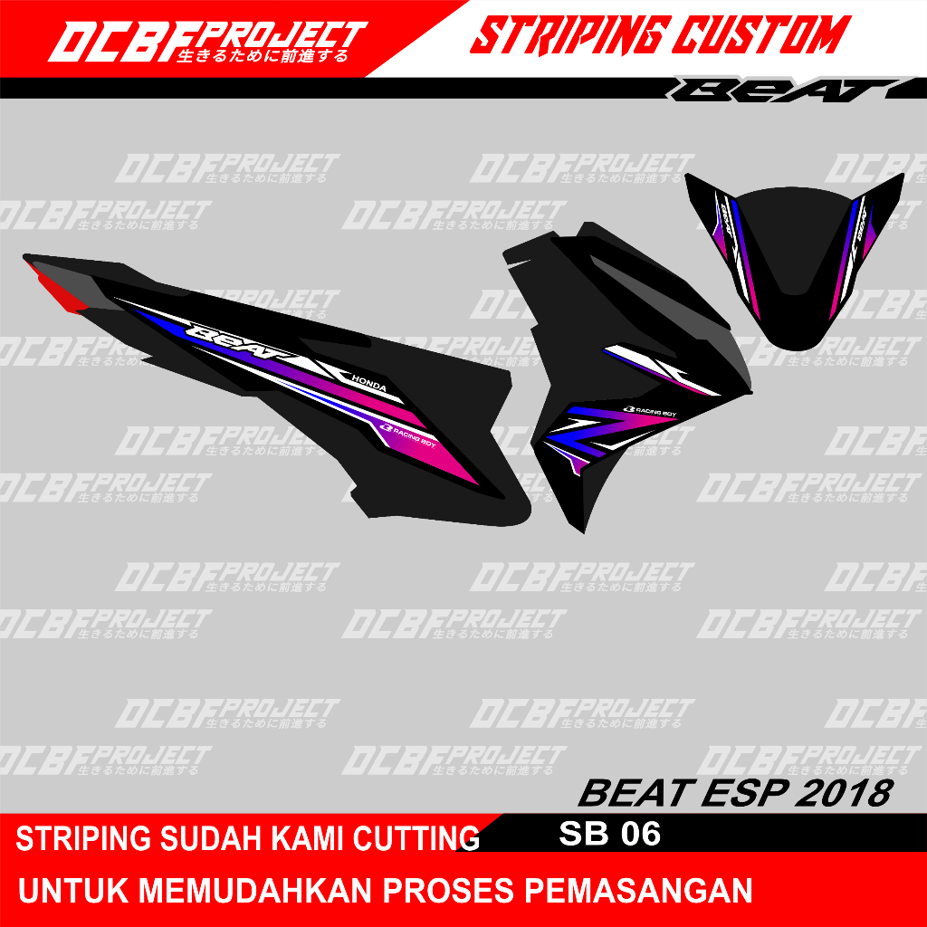 Jual STRIPING CUSTOM HONDA BEAT ESP DESAIN SUKA SUKA | Shopee Indonesia