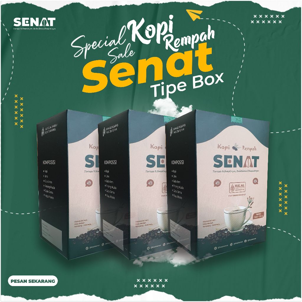 Jual Paket Triple Kopi Box isi 8 sachet bubuk kopi rempah nusantara ...