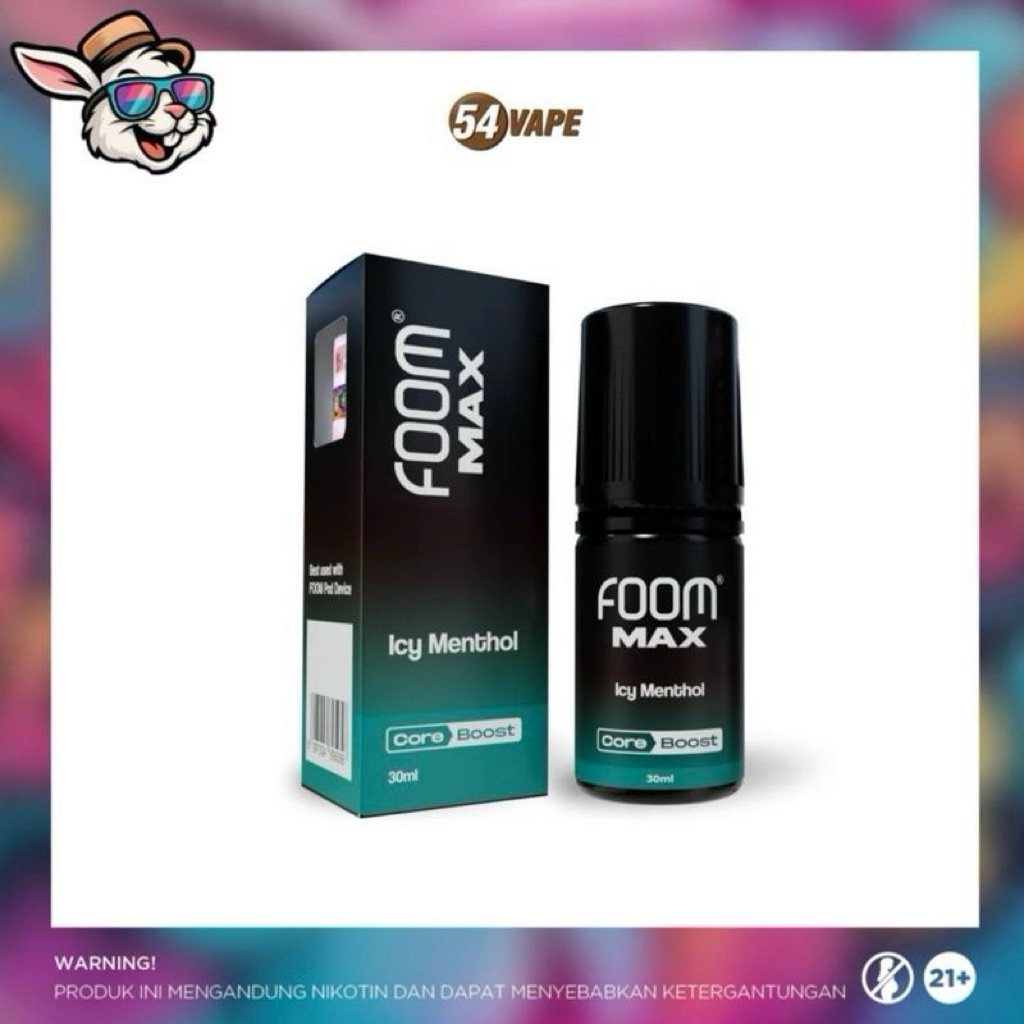Jual FOOM MAX Icy Menthol Max Series Saltnic 30ML | Shopee Indonesia