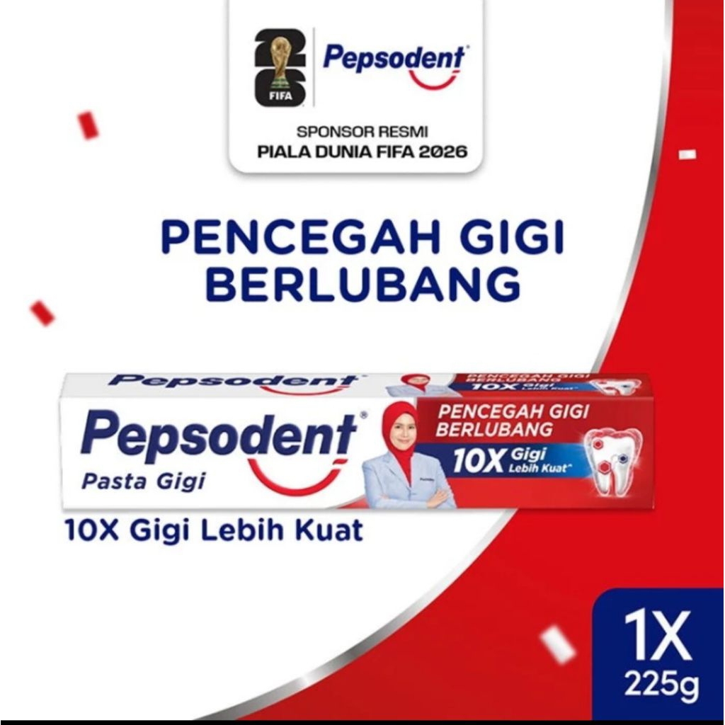 Jual Pepsodent Jumbo 225g - Pasta Gigi Pepsodent 225g | Shopee Indonesia