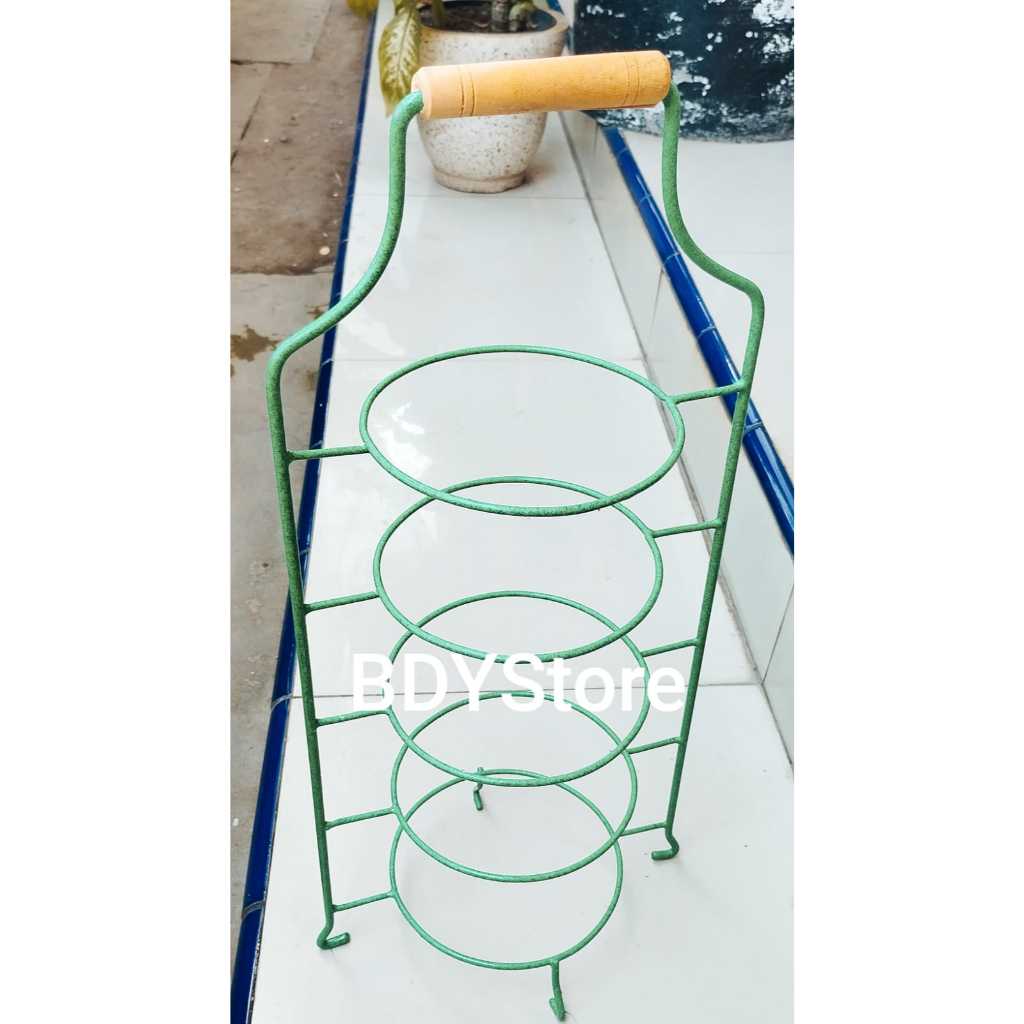 Jual Tentengan Piring / Mangkuk Hajatan Isi 5 Susun Bahan Besi anti ...