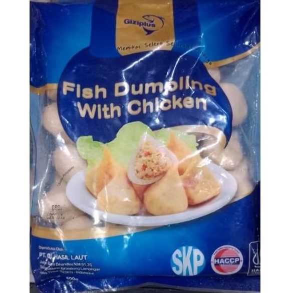 Jual Giziplus fish dumpling with chicken 500 g | Shopee Indonesia