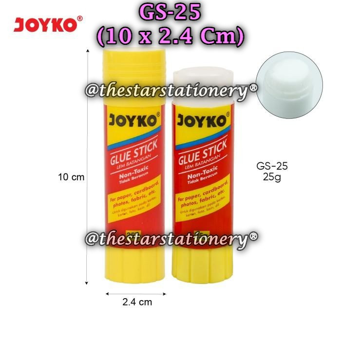 Jual (1 Biji) GROSIR Glue Stick JOYKO GS-25 25 Gram / Lem Kertas Batang Joyko GS-25 25 gr (1 ...