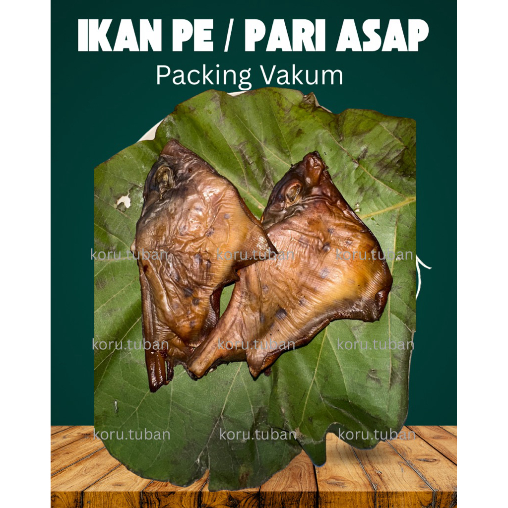 Jual IKAN PARI ASAP / IKAN PE ASAP / PANGGANG BERAT 250 GRAM | Shopee ...