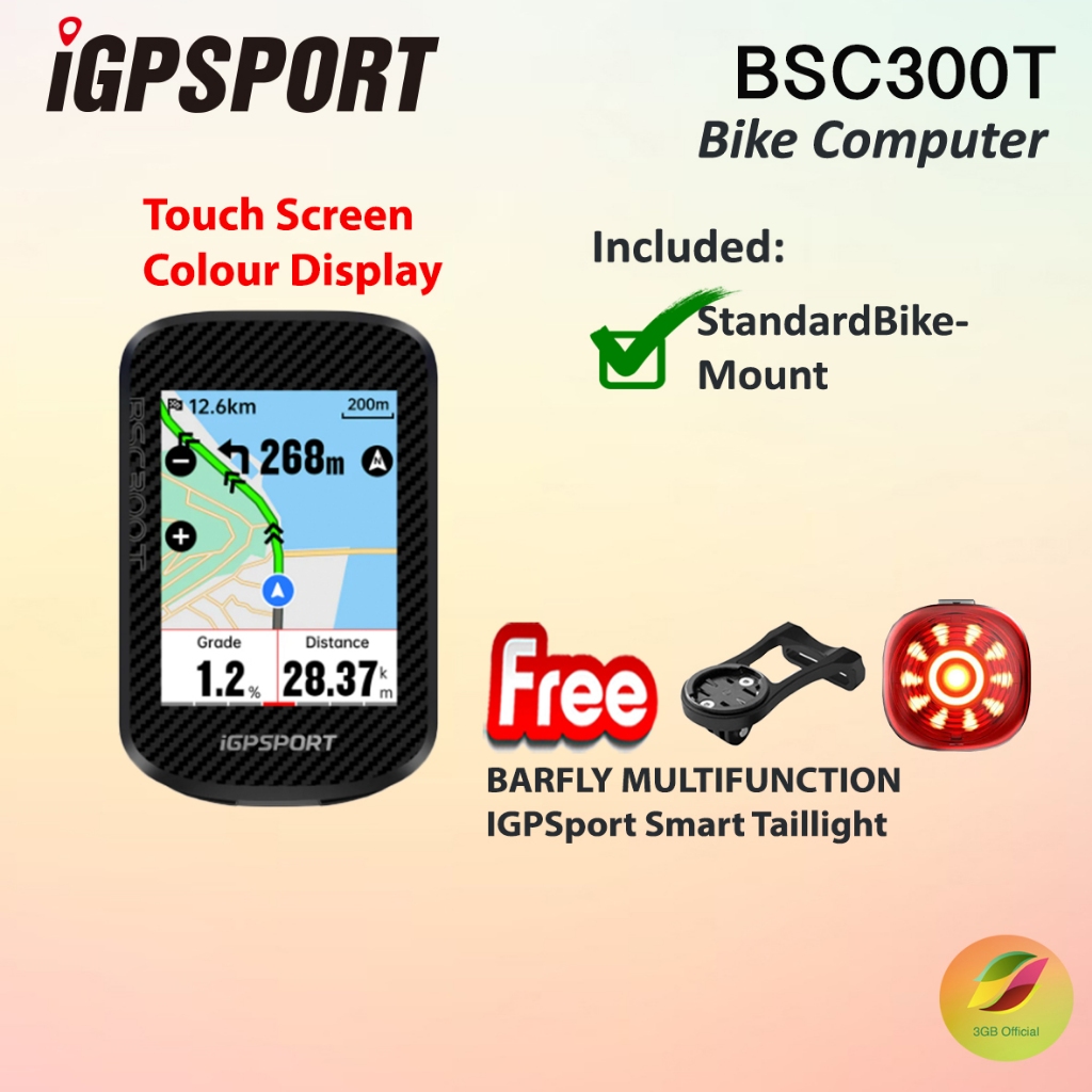 Jual IGPSPORT BSC300T BSC 300T GPS Bike Computer Komputer Sepeda ...