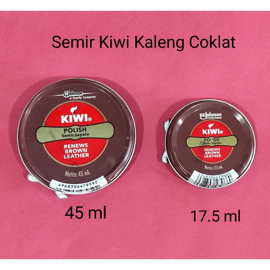 Jual Kiwi Semir Sepatu Kaleng Coklat(Perpcs) | Shopee Indonesia