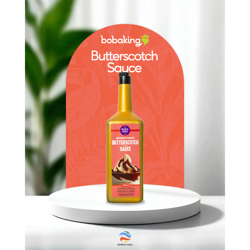 Jual Boba King Butterscotch Sauce 1 Liter | Saus Rasa Butter Scotch ...