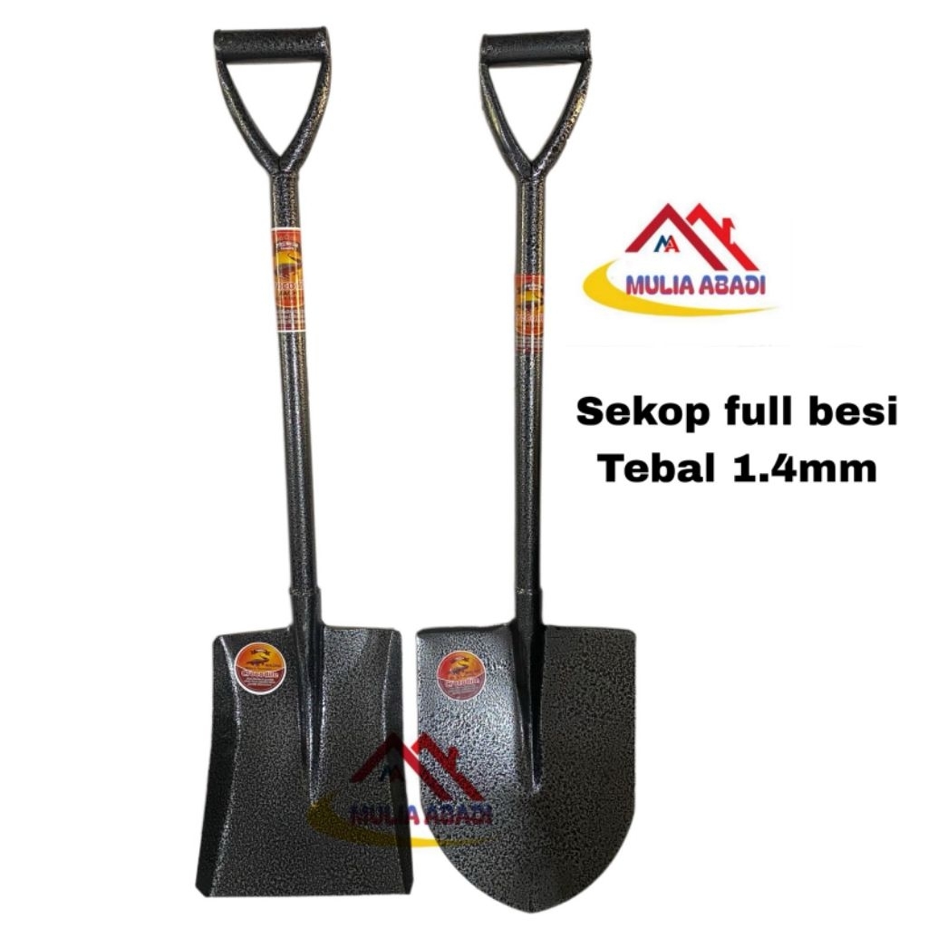 Jual Sekop pasir full besi lancip atau RATA / SEKOP PASIR HAMERTONE ...