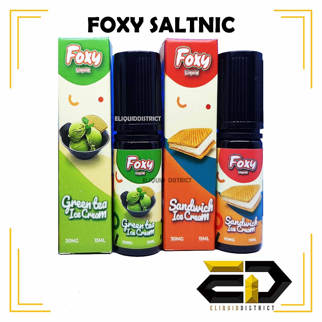 Jual FOXY SALTNIC GREEN TEA ICE CREAM - SANDWICH ICE CREAM PREMIUM ...