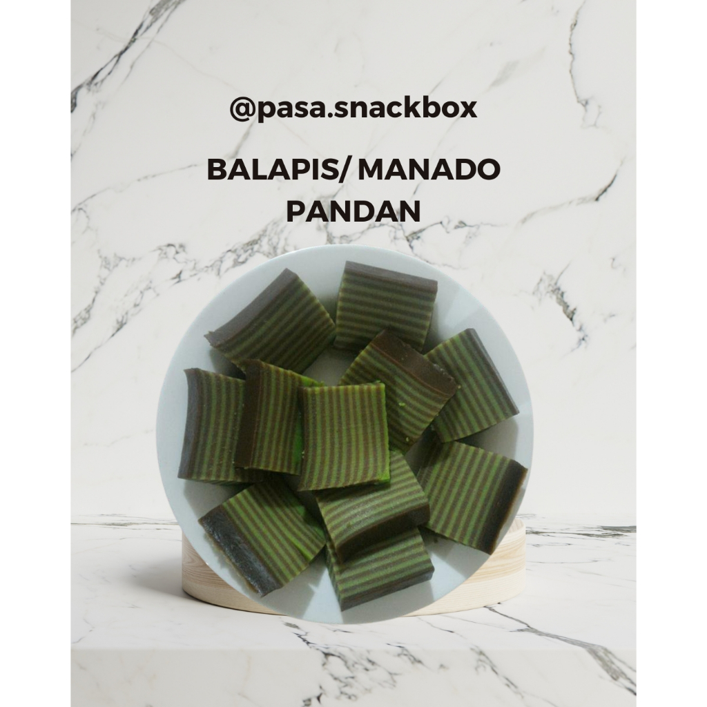 Jual Balapis / Manado Pandan - PASA Snack box Jajanan pasar tradisional ...