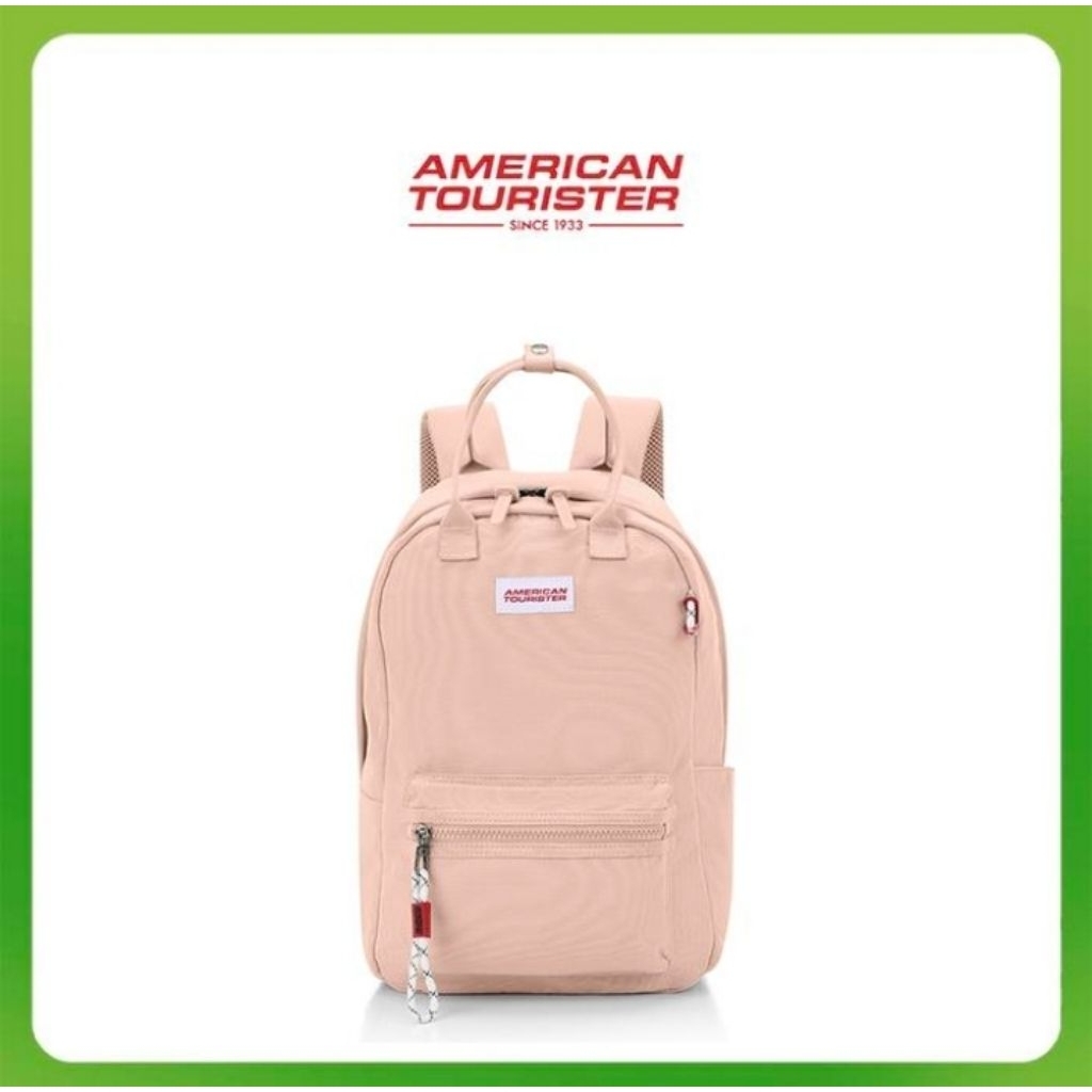 Jual American Tourister Carter S R Backpack Dusty Pink | Shopee Indonesia