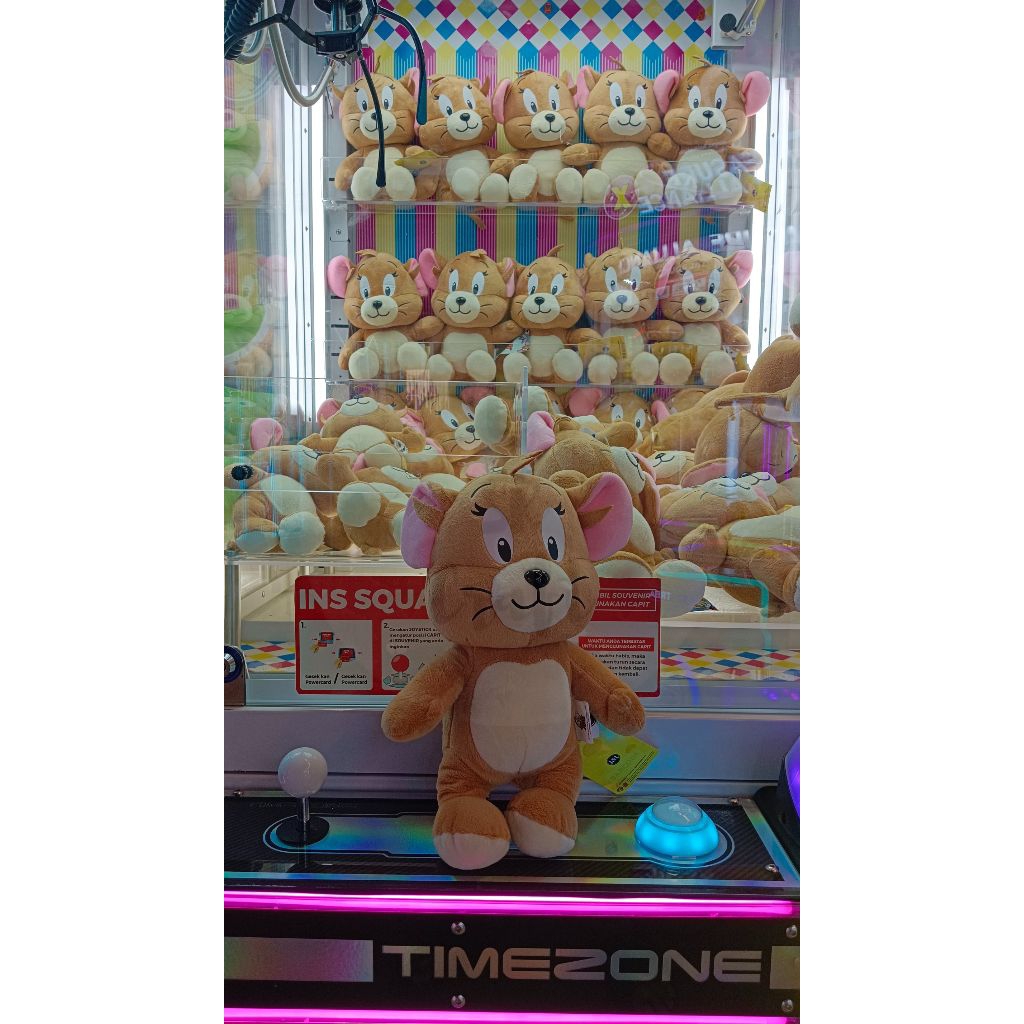 Jual [OFFICIAL] Tom & Jerry Original Brand New Plush Claw Machine with ...