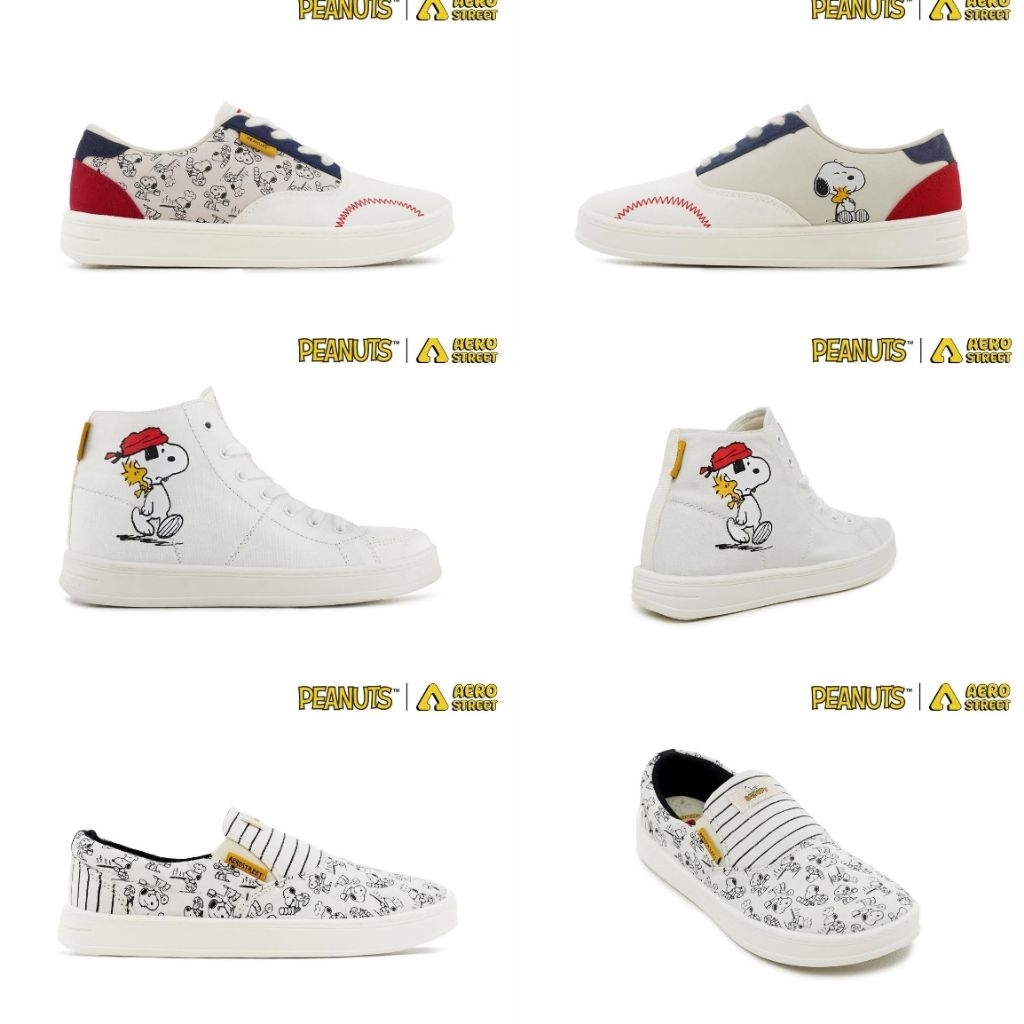 Jual Aerostreet x Snoopy 37-44 Limited Edition - Sepatu Aerostreet ...