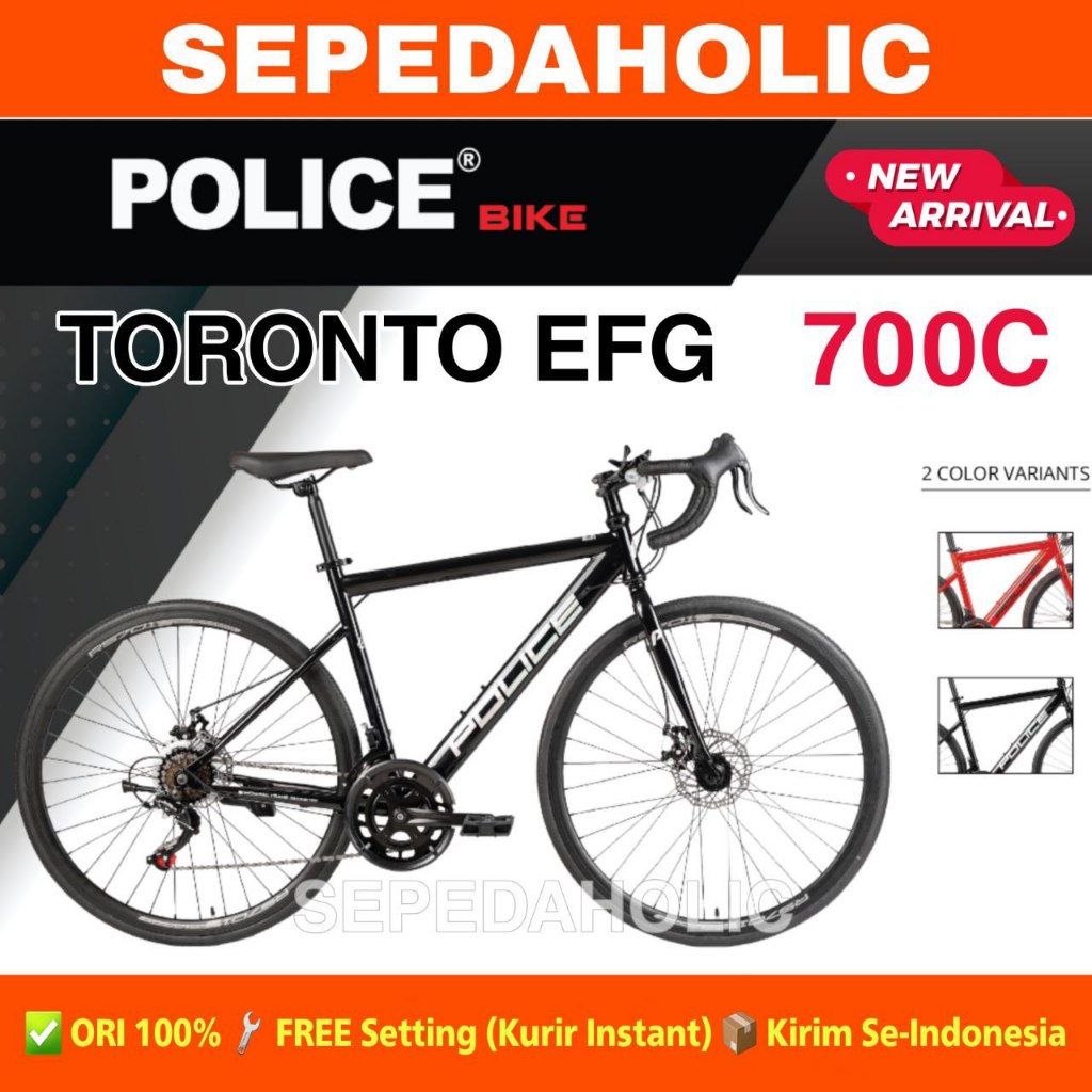 Jual Sepeda Roadbike ELEMENT POLICE TORONTO EFG Balap 700C | Shopee ...