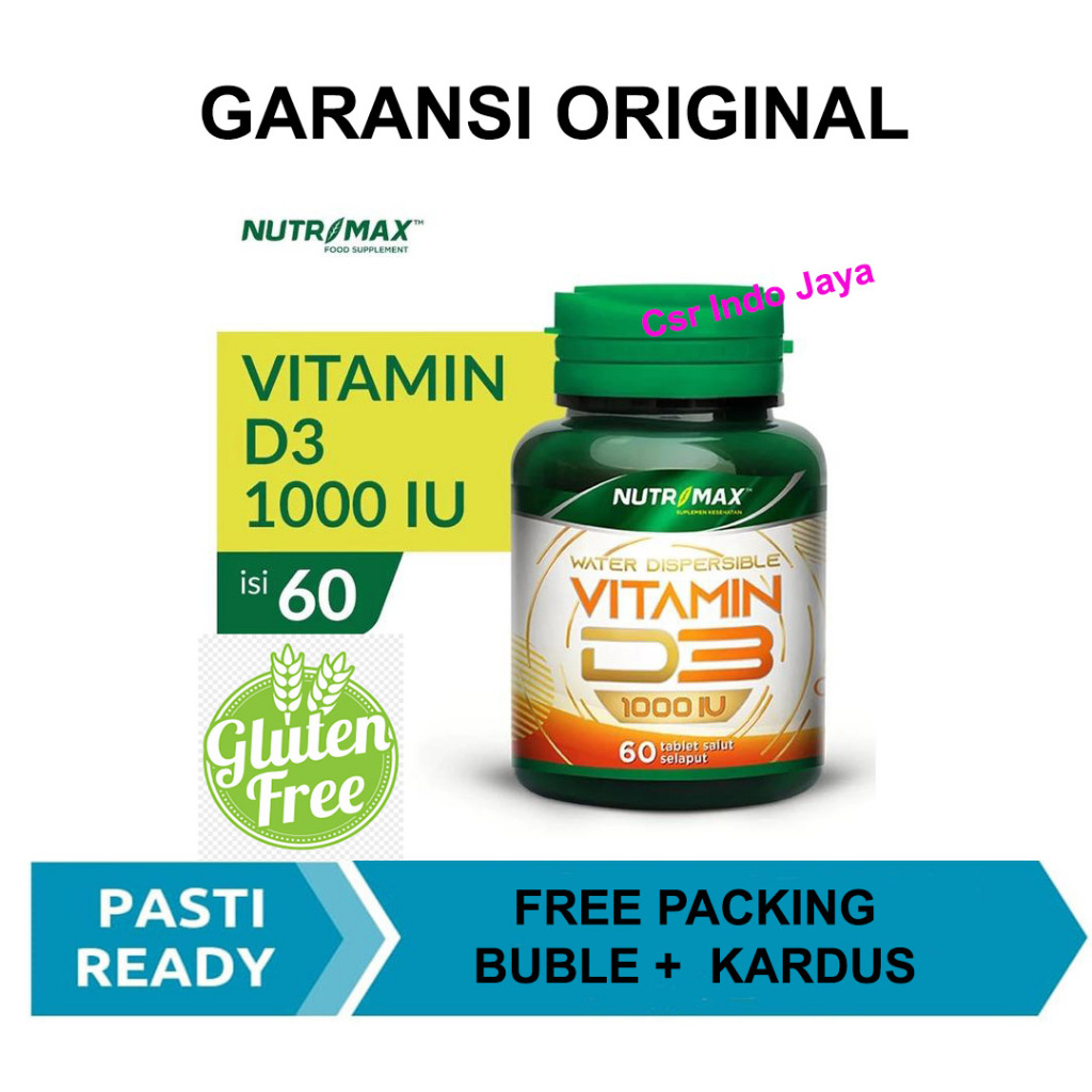 Jual NUTRIMAX VITAMIN D3 1000 IU VIT D 1000IU IMUNITAS IMUN KEKEBALAN ...