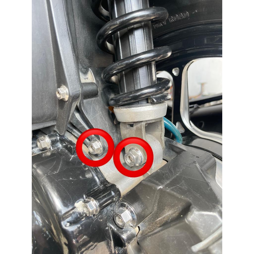 Jual BAUT SHOCK BELAKANG + BREKET FILTER ( 2 BAUT ) BEAT ESP NEW SCOOPY ...