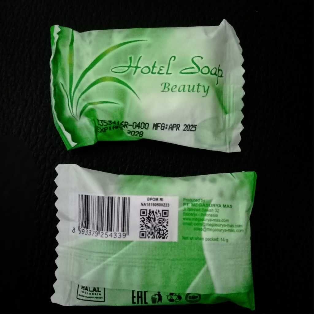 Jual Sabun Hotel Beauty Soap 14 gr Putih Oval Isi 30/50/80 - Amenities ...