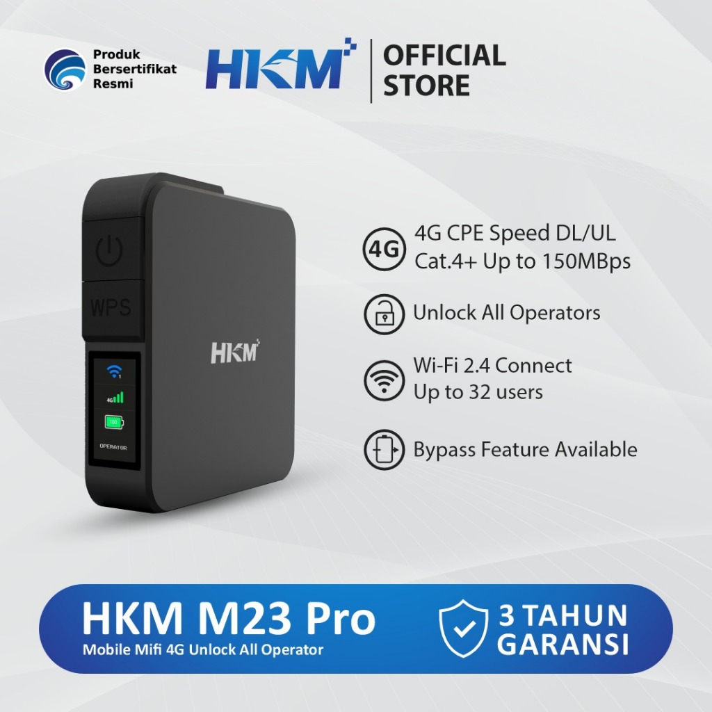 Jual HKM M23 PRO Modem MiFi Router Unlock | Shopee Indonesia