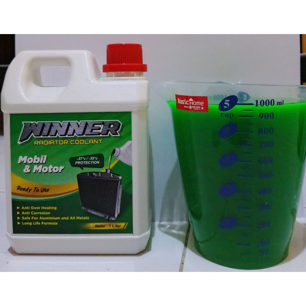 Jual Air COOLANT AIR RADIATOR MERK WINNER ISI 1LITER penggunaan untuk ...