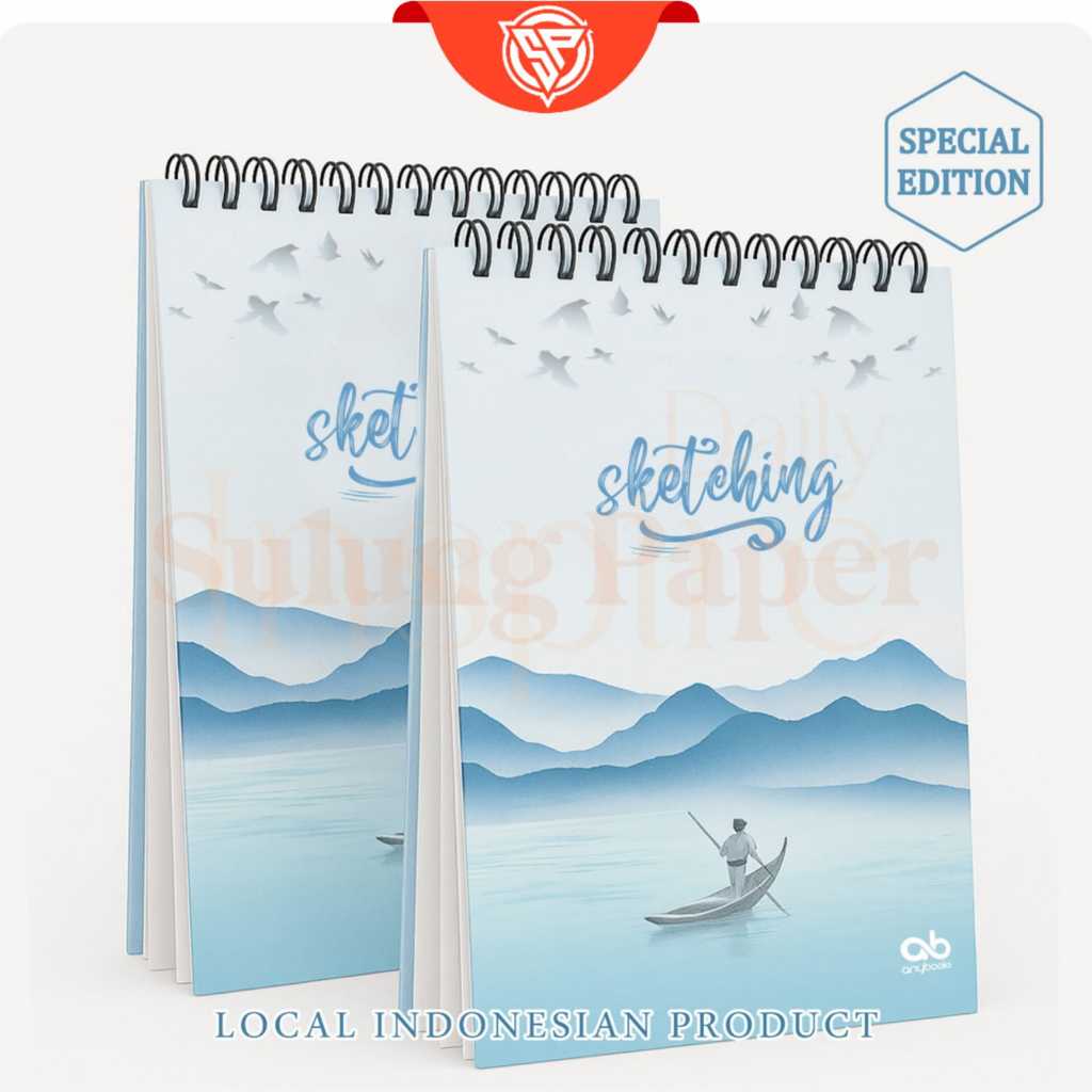 Jual Sketchbook Spiral A6 / A5 / A4 Buku Gambar Sketsa Aesthetic ...
