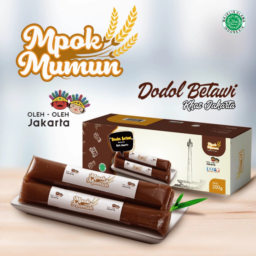 Jual Dodol Betawi Khas Jakarta Mpok Mumun Oleh Oleh Tradisional Asli ...
