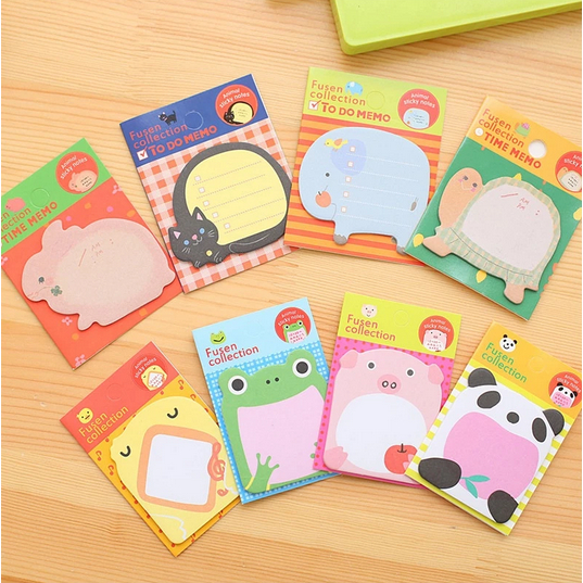 Jual Kertas Sticky Note Notes Mini Catatan Memo Tempel Buku Motif ...