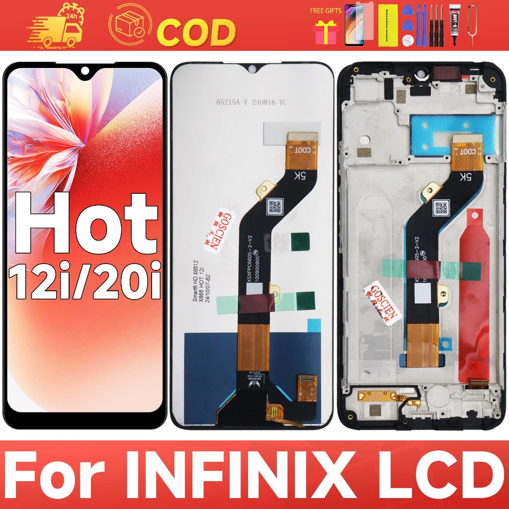 Jual LCD Original for INFINIX HOT 12i X665B X665/ Hot 20i X665 X665C ...